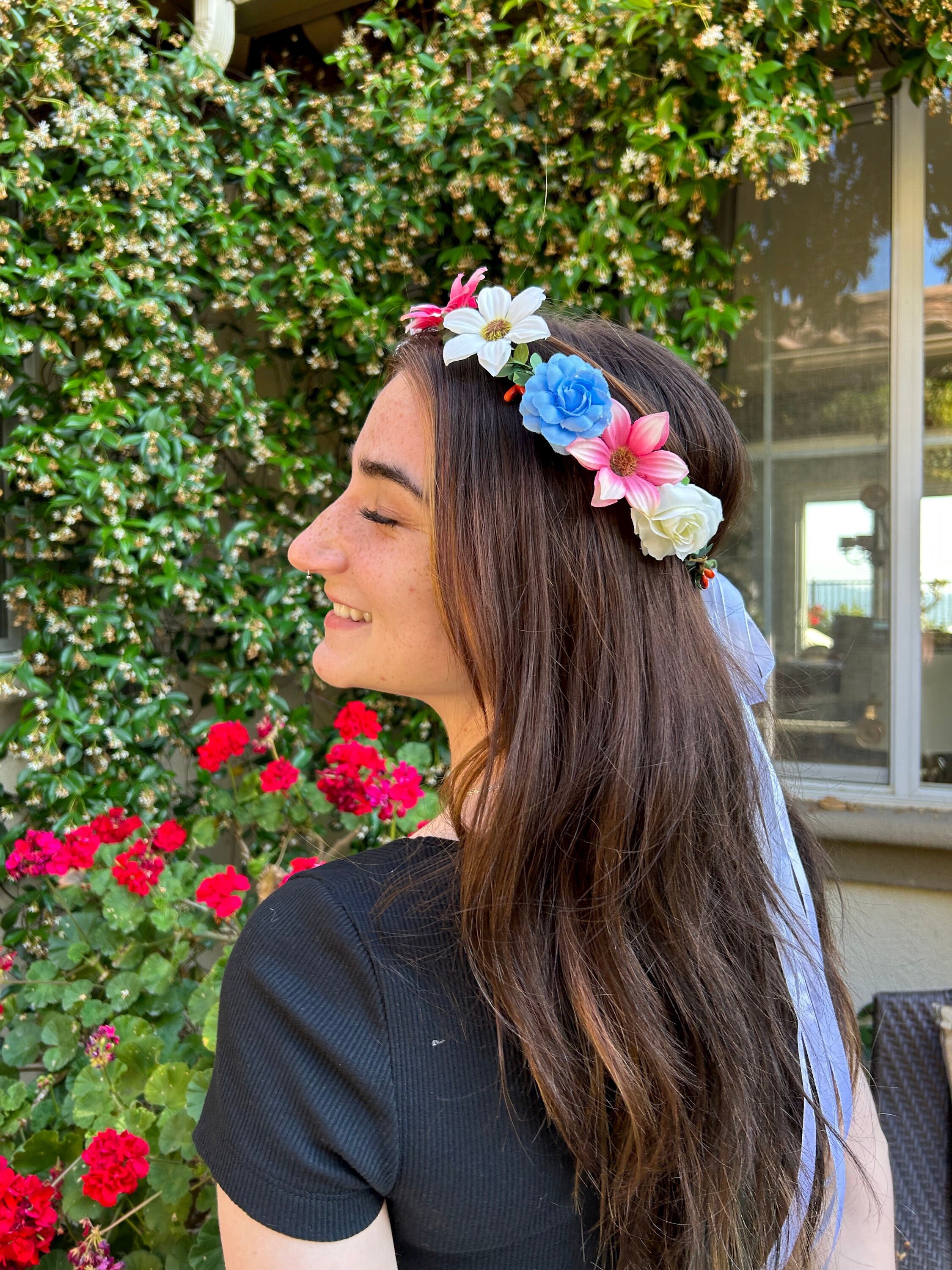 Wild Flower Crown Flower Crown Silk Crown Flower - Etsy