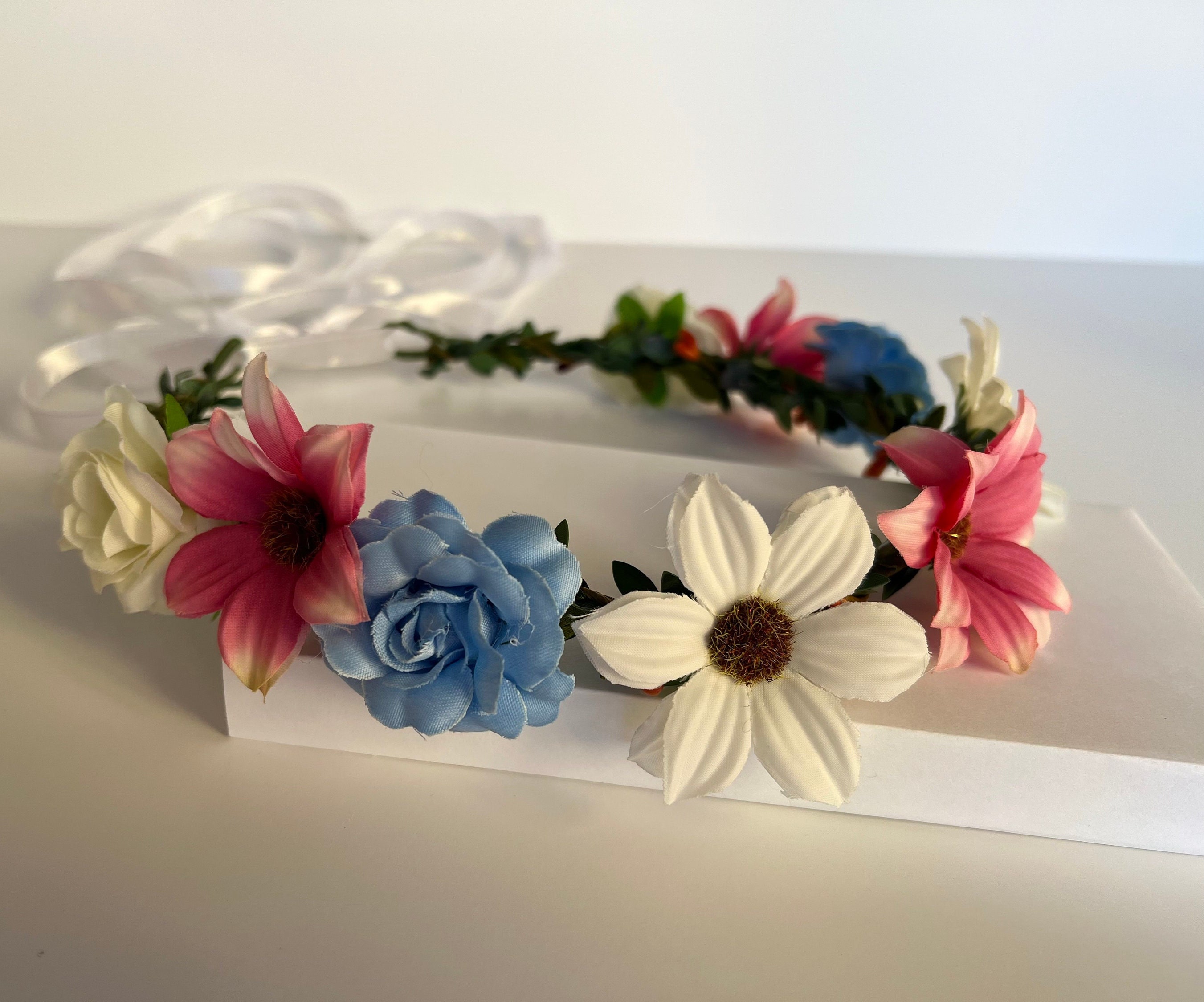 Wild Flower Crown Flower Crown Silk Crown Flower - Etsy