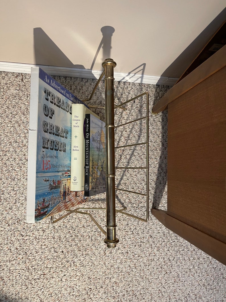 Mid Century Modern Metal Magazine Holder - Etsy