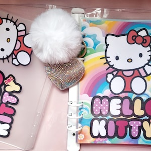 A5 Size - Kitty Themed Savings Binder | Helo Kitty Savings Challenges ...