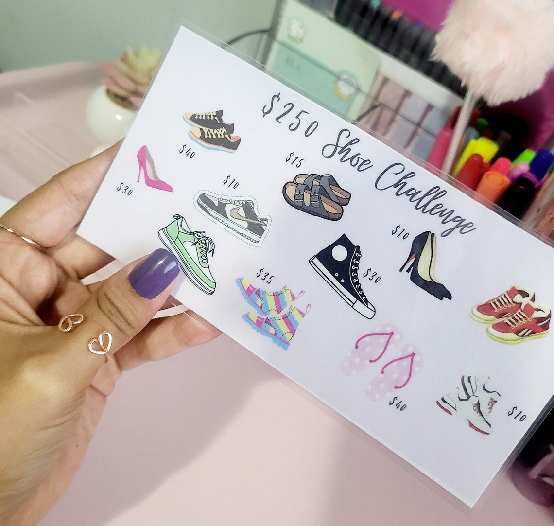 Shoe Savings Challenge - Etsy
