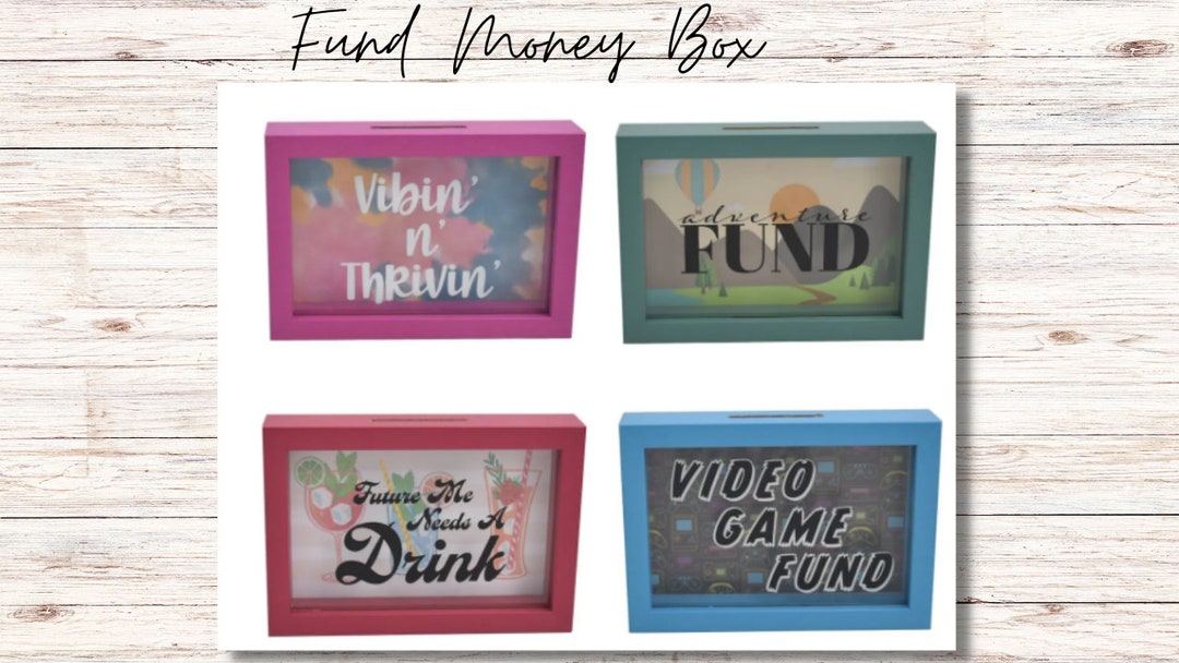 Christmas Gift | Stocking Stuffer | Bank Box | Savings Bank Shadow Box ...