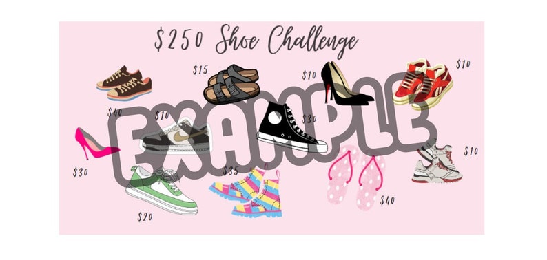 Shoe Savings Challenge - Etsy