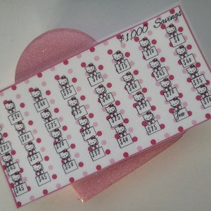 KITTY hello Kitty Savings Challenge Laminated Savings Challenge ...