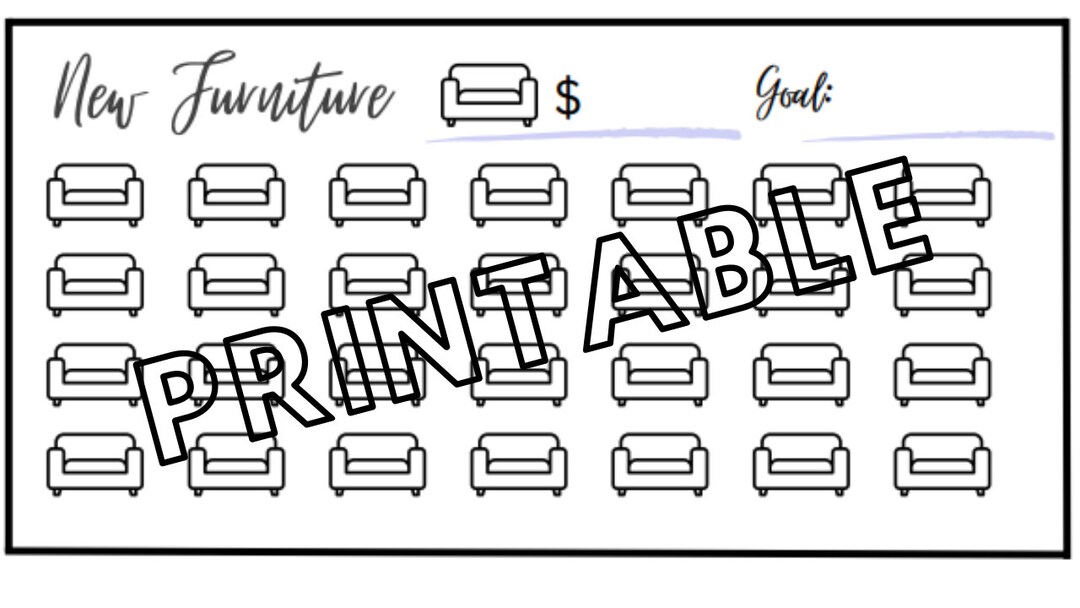 Furniture Digital-printable Furniture Challenge - Etsy