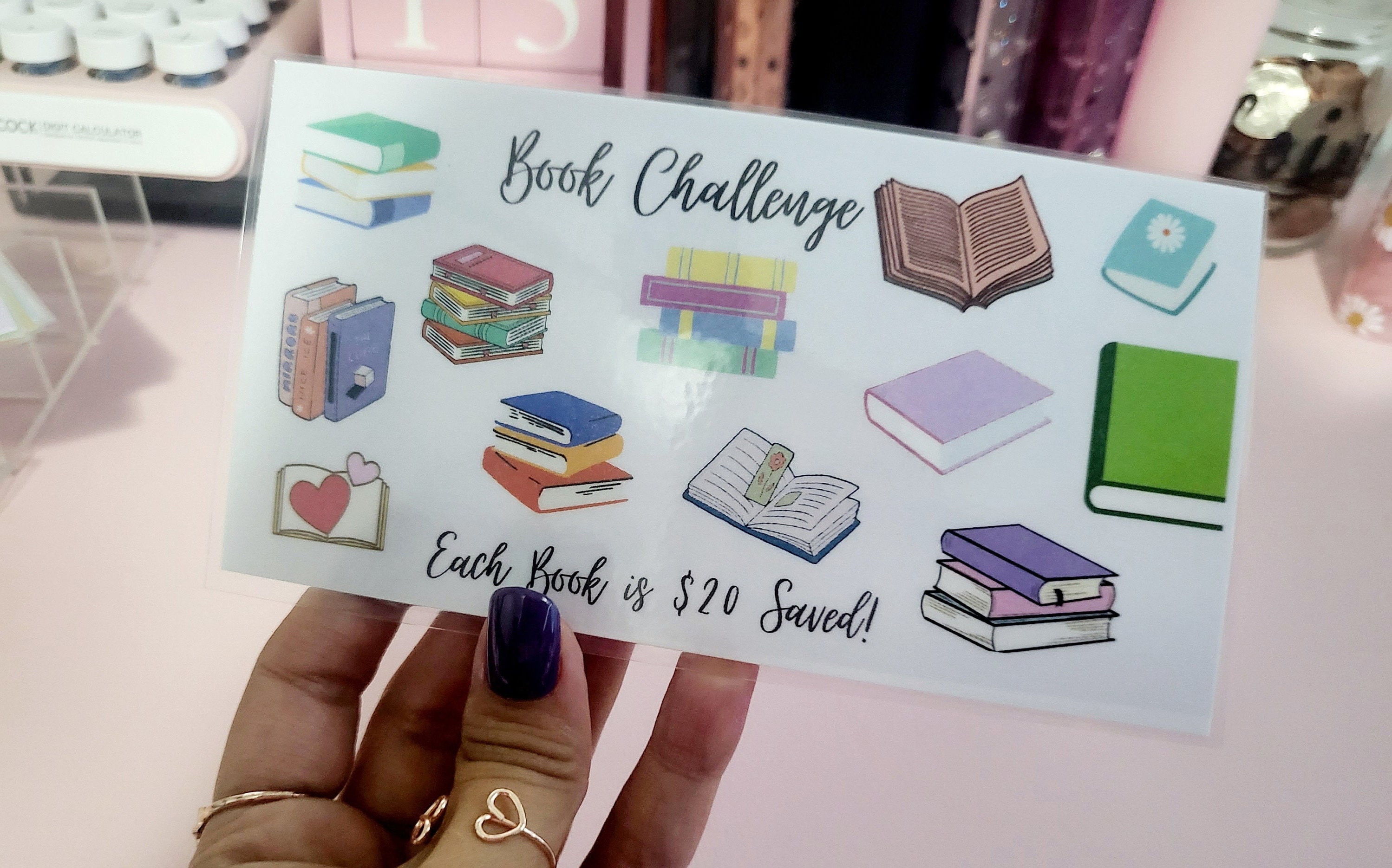 DIGITAL Book Savings Challenge - Etsy