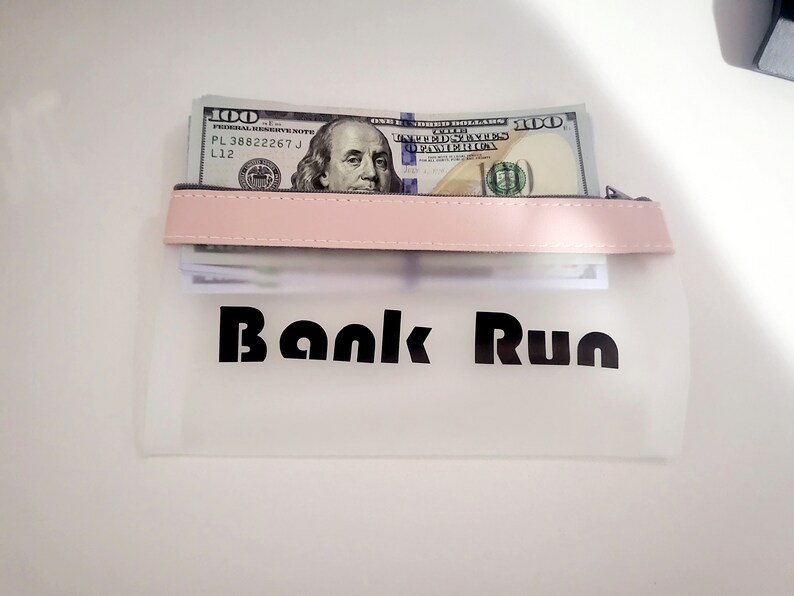 Minimalistic Money Pouch | Bank Bag | With Laminated Teller Breakdown ...