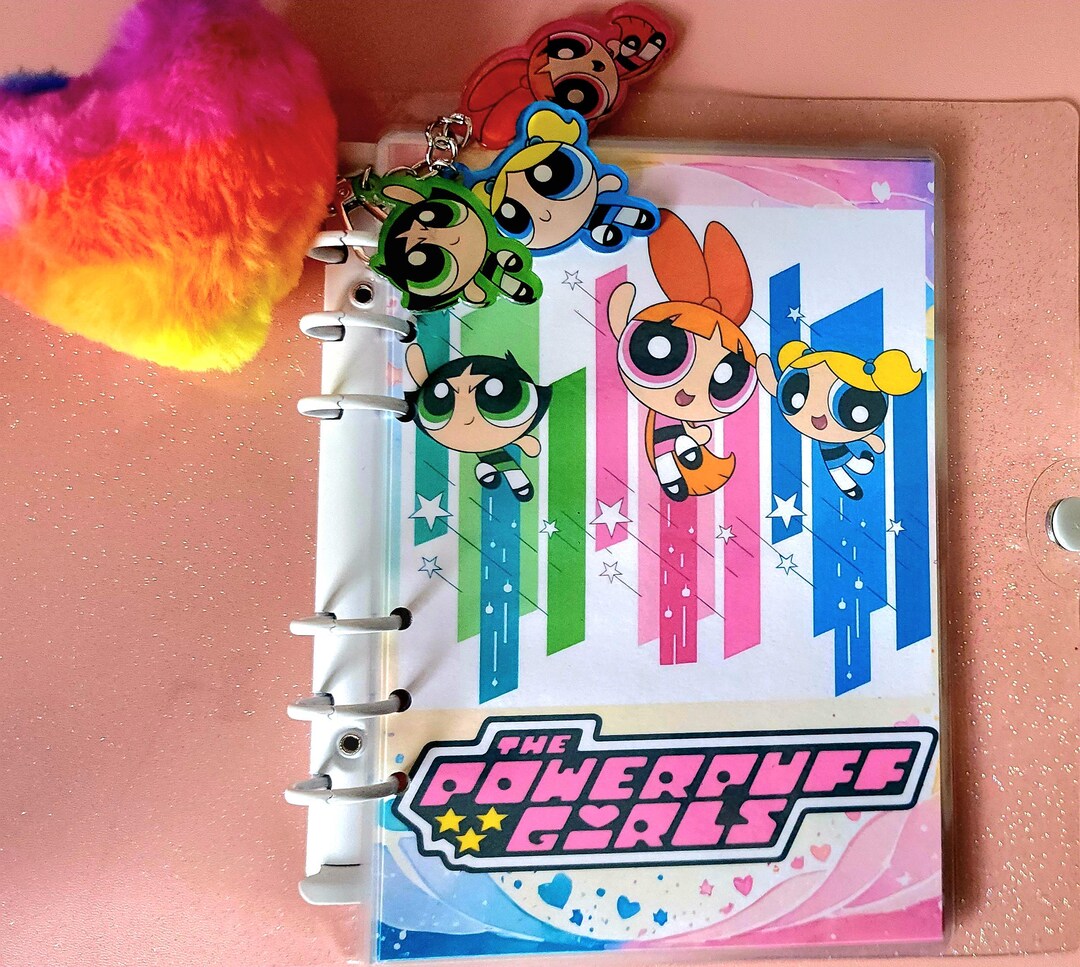 Nostalgic 90s Powerpuff Savings Binder - Mini Scratch-offs for Low ...