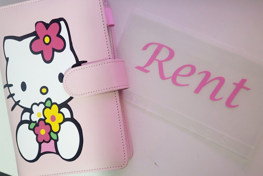 Kitty Budget Binder With 6 A6 Envelopes -hello Kitty Collection - Etsy