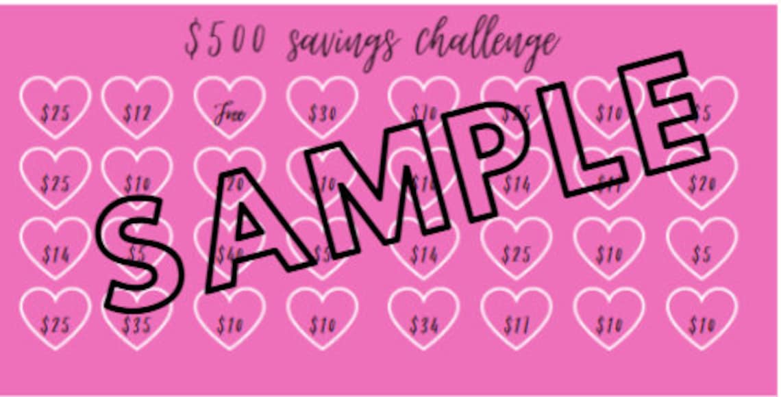 FREE BINDER INCLUDED Savings Challenge Bundle Binder - Etsy