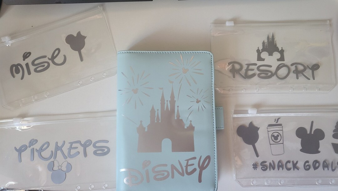 Disney Budget Themed Baby Blue Binder, | 6 Envelopes Included | Free ...