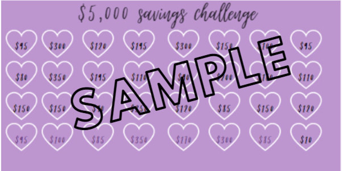 FREE BINDER INCLUDED Savings Challenge Bundle Binder - Etsy
