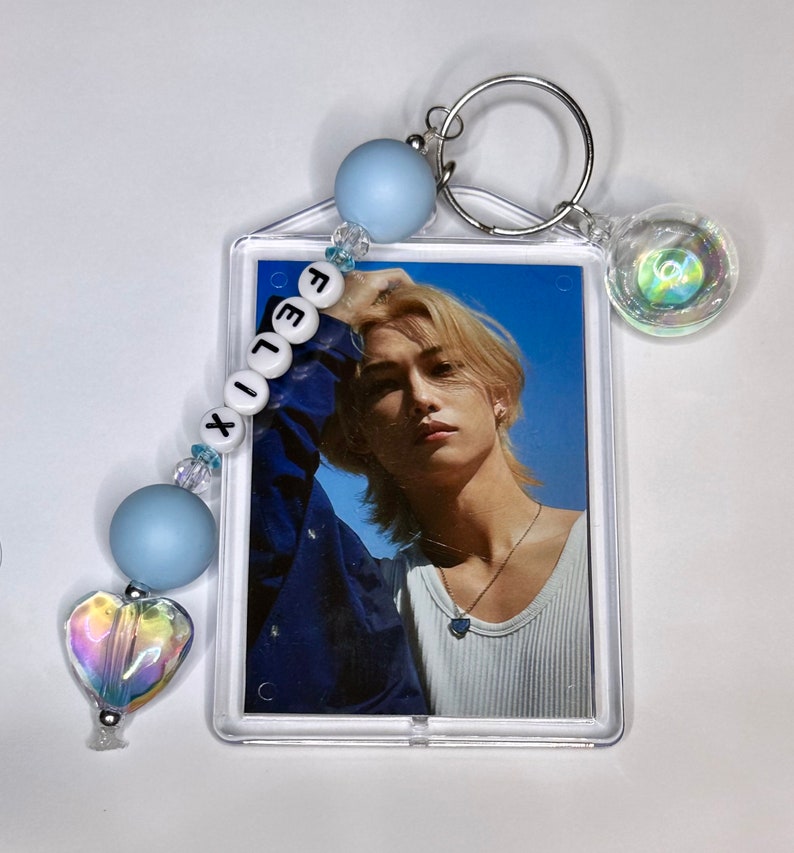 Felix Stray Kids Water Double Sided Photo Keychain - Etsy