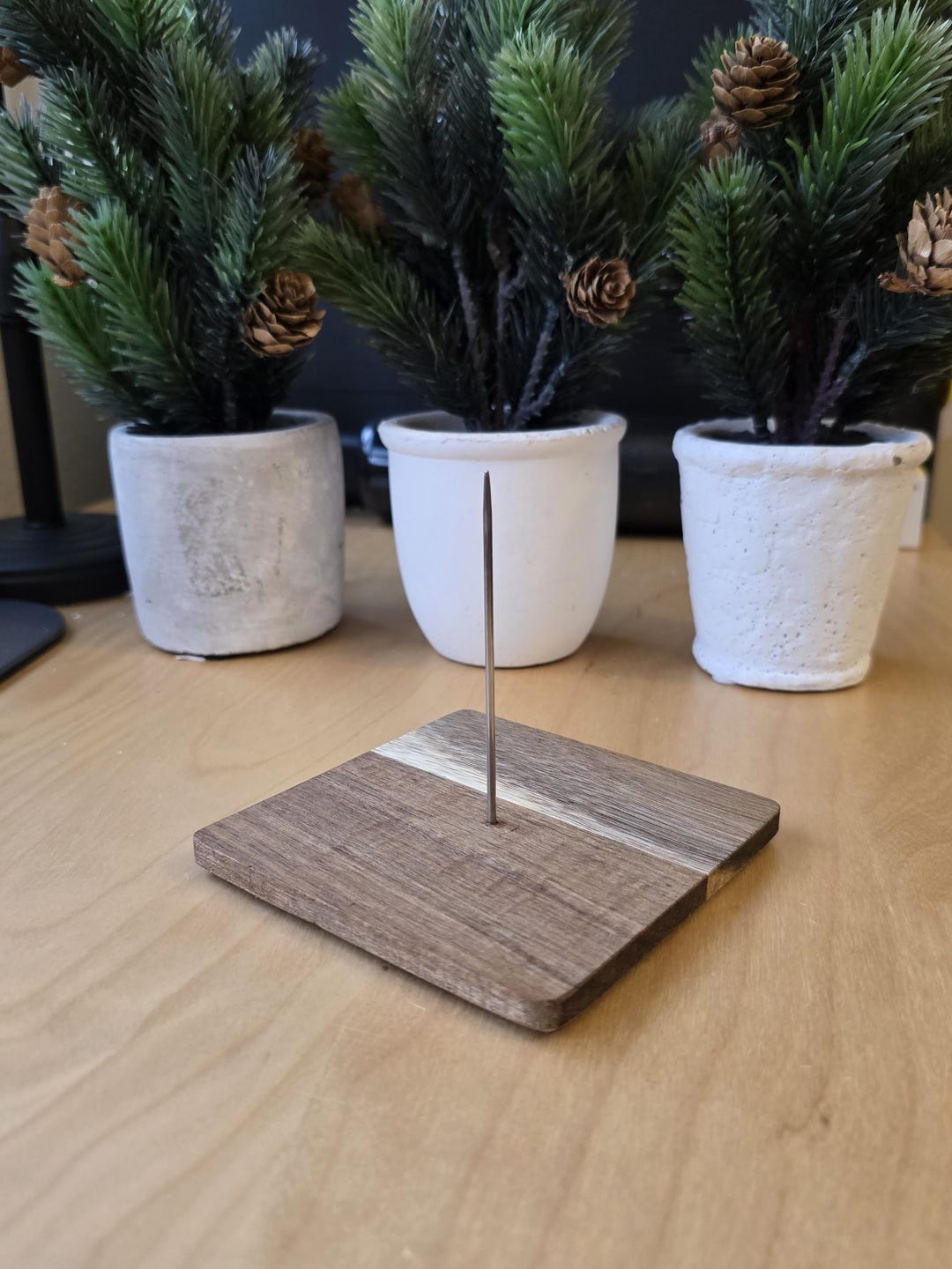 4" Square Wooden Doll Stand, Crochet Amigurumi Doll Stand, Doll Display ...