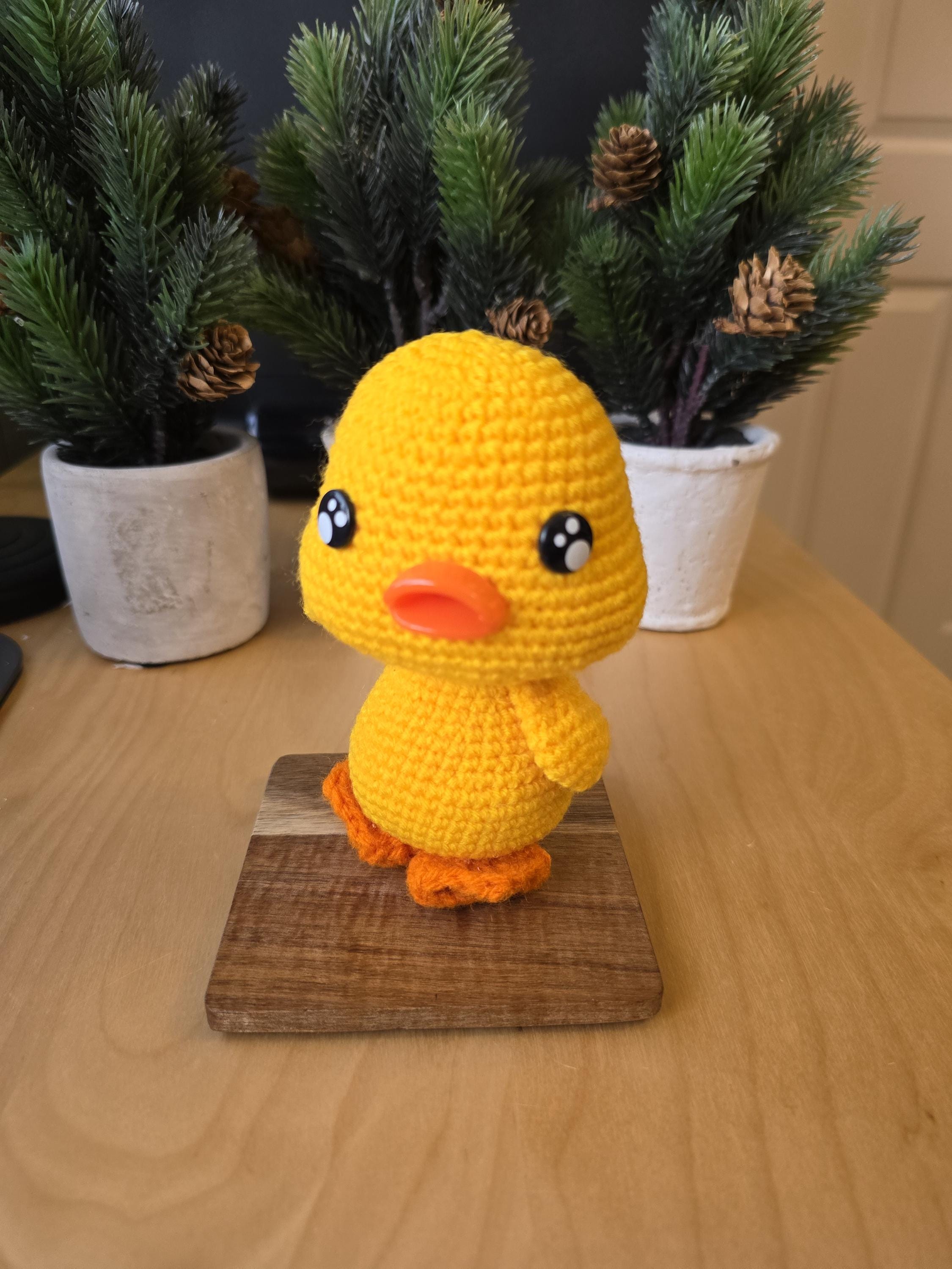 4" Square Wooden Doll Stand, Crochet Amigurumi Doll Stand, Doll Display ...