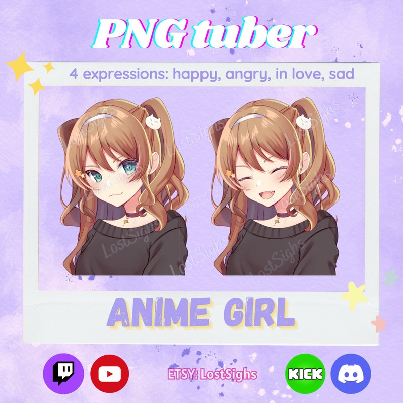 Vtuber Hair - Etsy