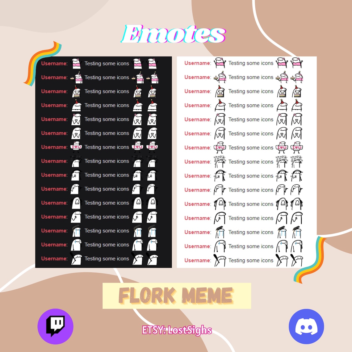 Flork Meme Emote Pack 34 Stream: Twitch, Discord, Kick, Youtube ...