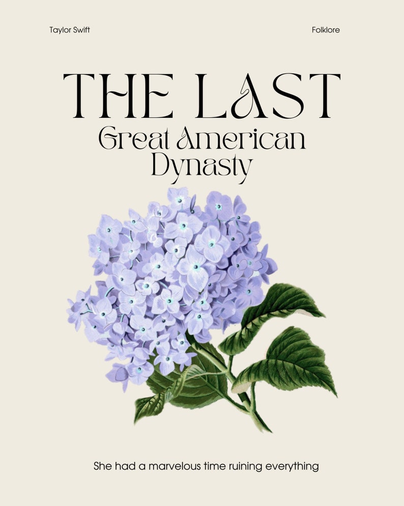 The Last Great American Dynasty Digital Download Taylor - Etsy
