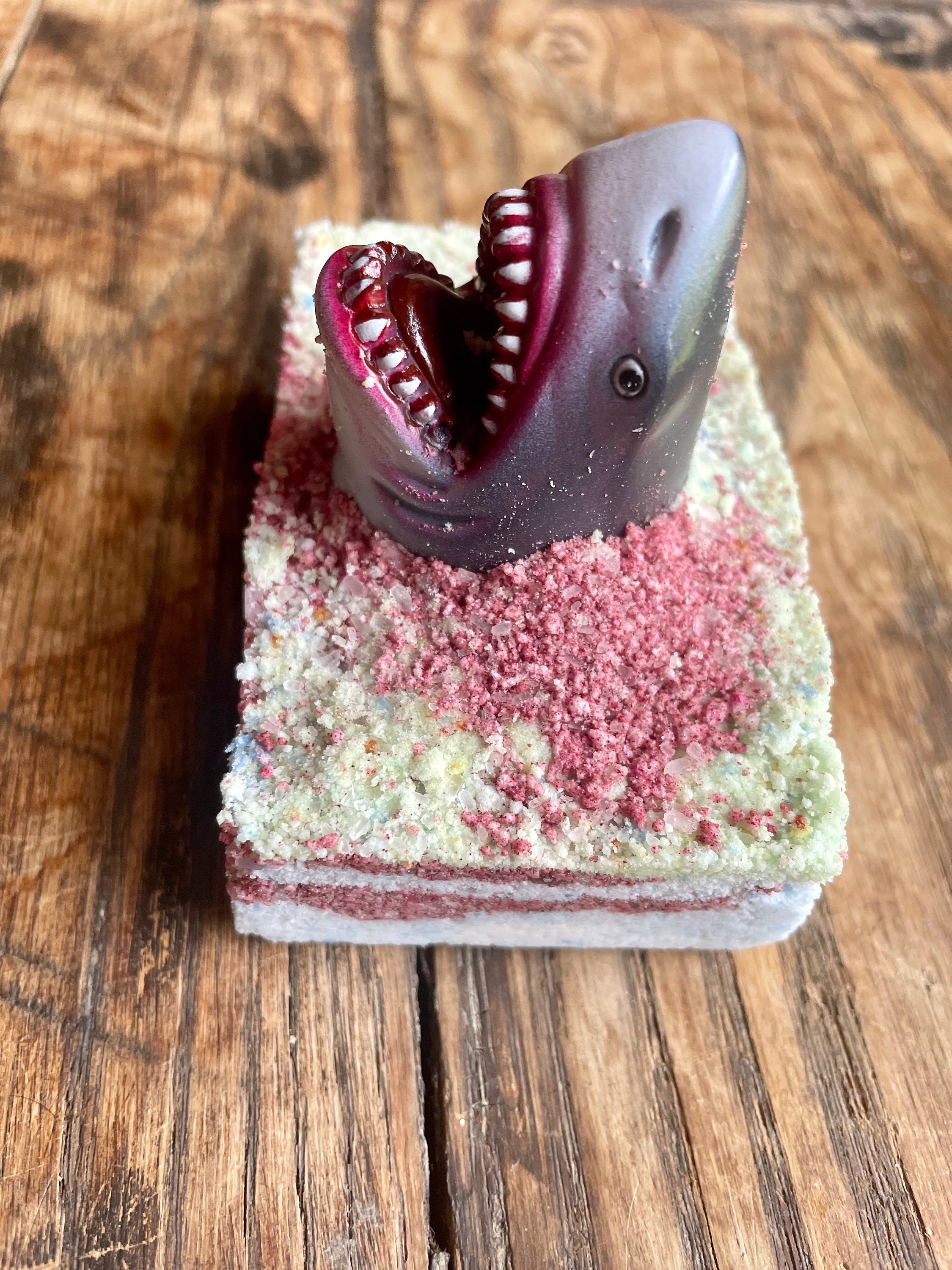 Shark Attack Bath Bombs for Kids Shark Week Bath Bomb Number Dye Free ...