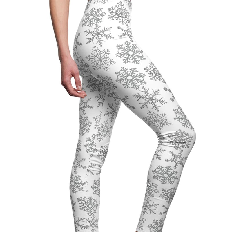 Snowflake Leggings - Etsy