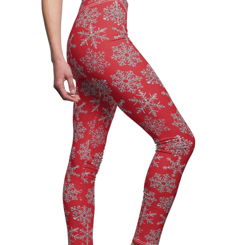 Snowflake Leggings - Etsy
