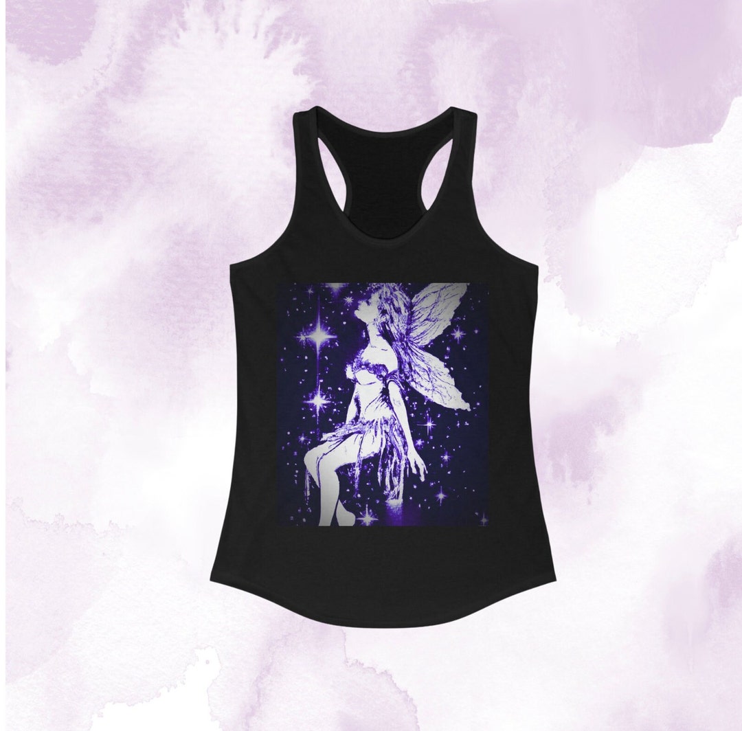 Fairy Tank, Fairy Core Women's Tank Top, Fairy in the Stars Shirt ...