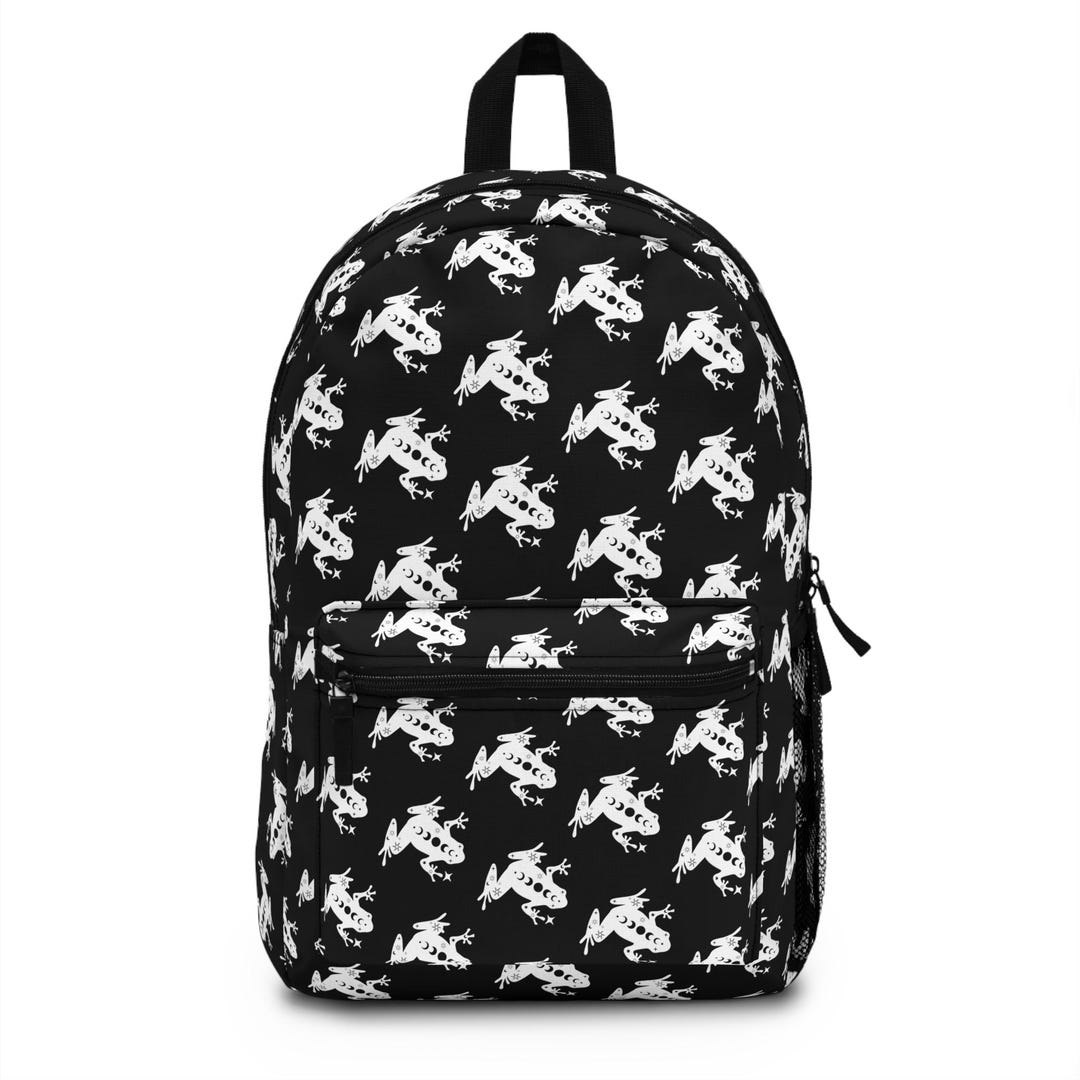 Goth Frog Backpack, Whimsigoth Bag, Witchy Celestial Frog Backpack ...