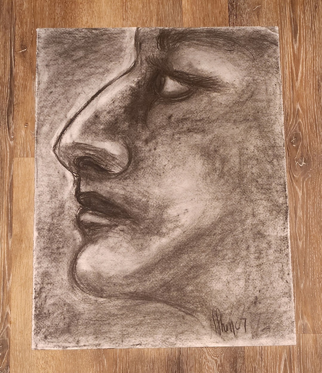 Handmade Original Charcoal Life Drawing by Career Fine Artist in 2005 ...
