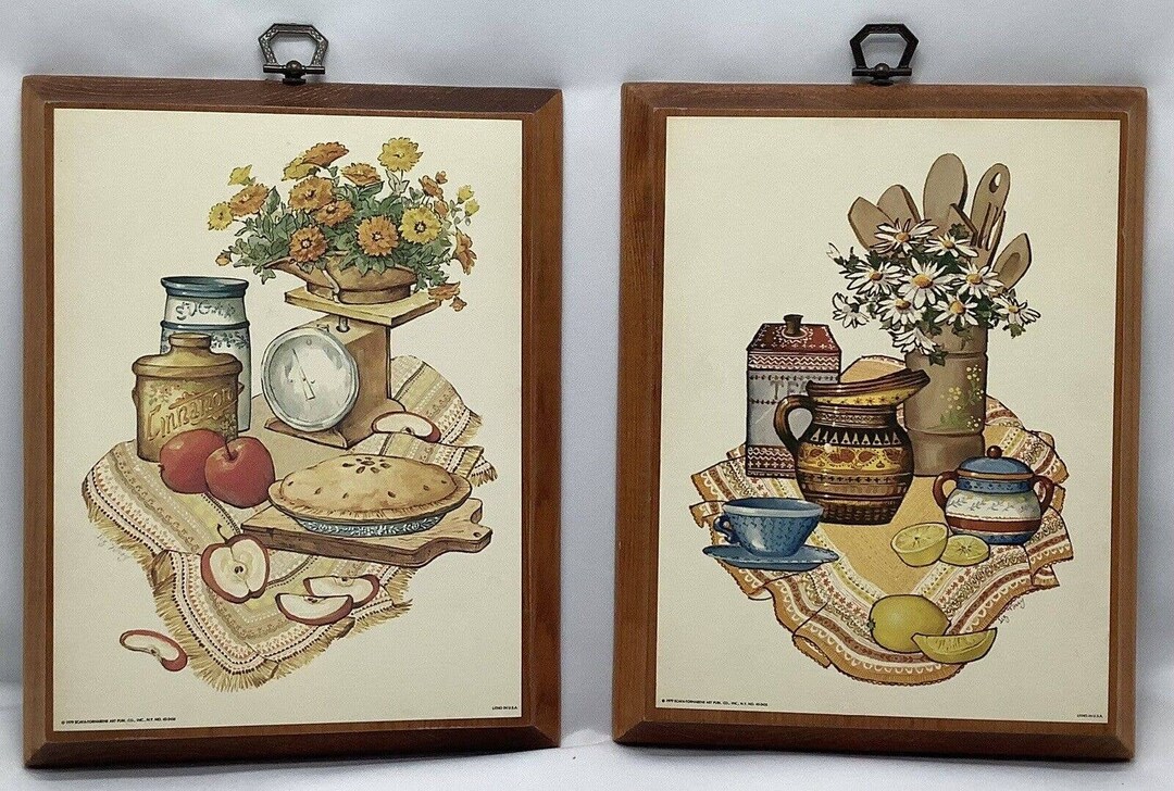 Set of 2 Scafa-tornabene Art Publishing Co. Vintage Kitchen - Etsy