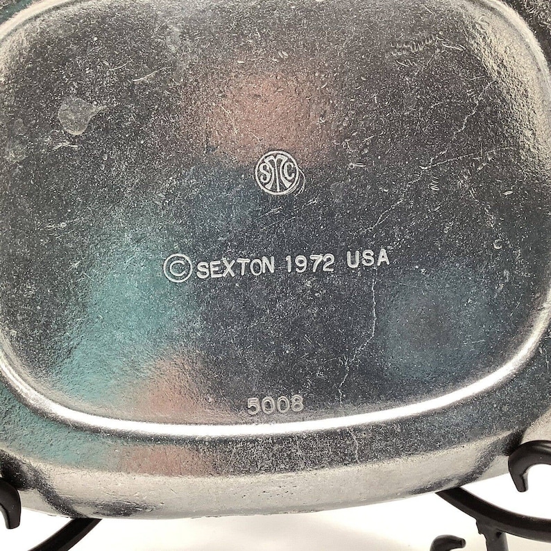 Vintage SEXTON Give Us This Day Our Daily Bread Pewter Serving Dish ...
