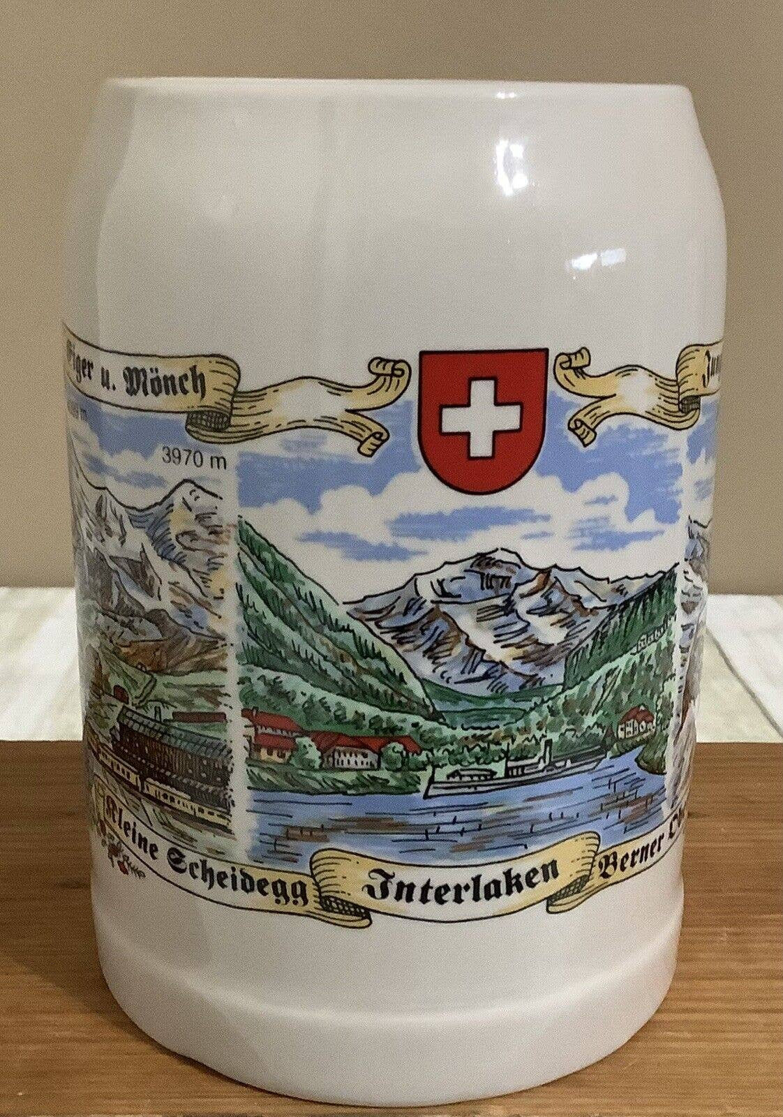 Swiss Alp Souvenir Mug. Handmade WS Qualitat. Very Nice Shape - Etsy