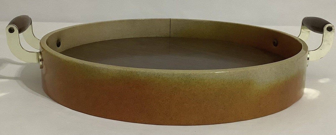 Vintage Retro Style Kraftware Vinyl/wood Serving Tray With - Etsy