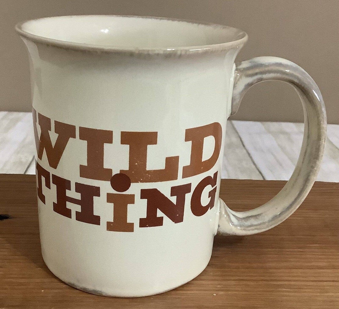 Vintage Hallmark Coffee Mug WILD THING Ceramic Tea Cup Two - Etsy