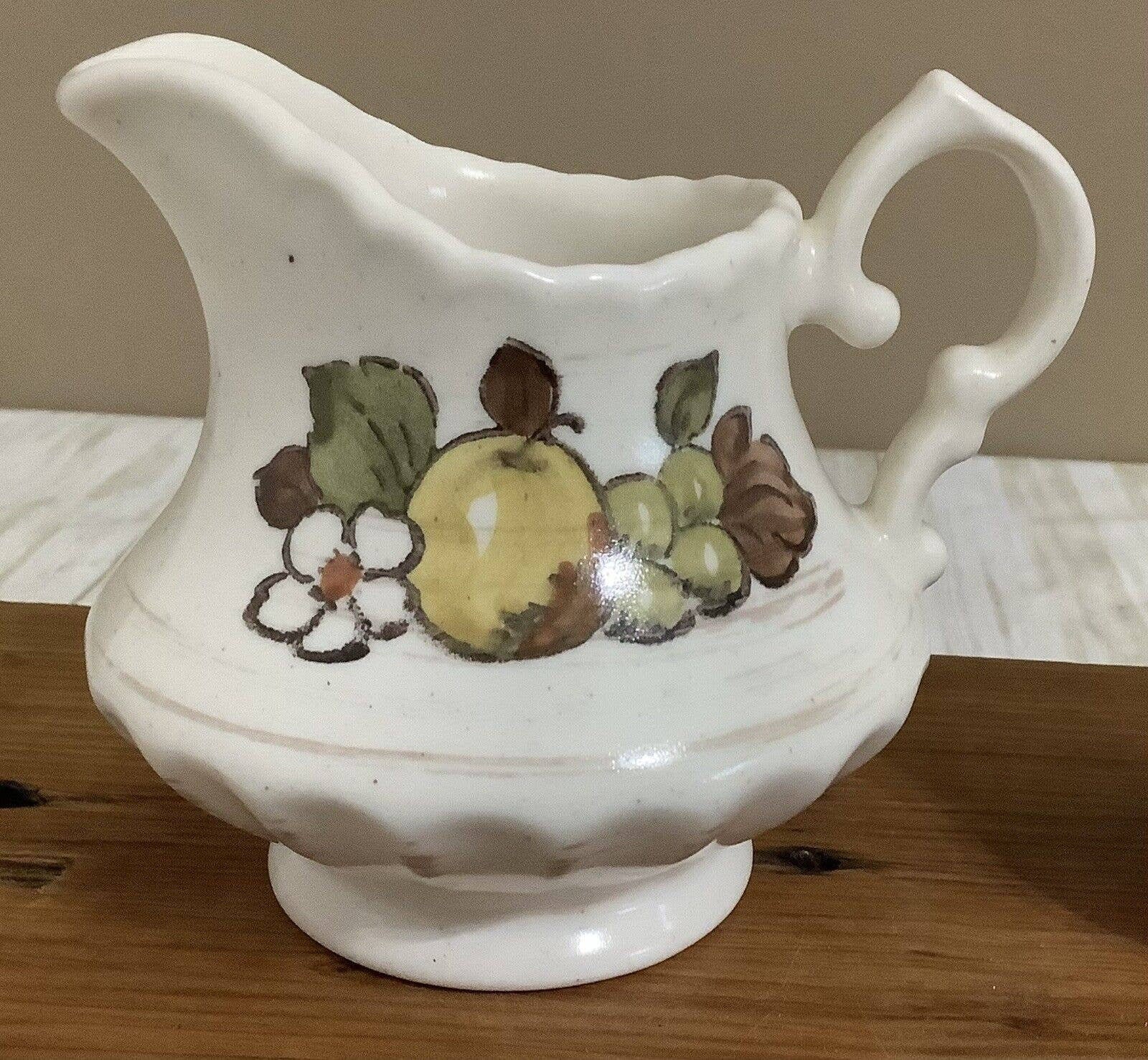 Vintage Vernon Ware by Metlox Fruit Basket Creamer and Mug San Fernando ...