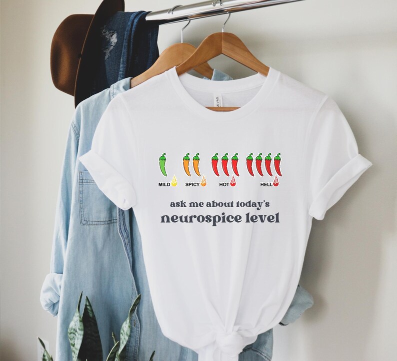 Neurospicy Shirt | Funny ADHD Tee, ADHD Late Diagnosis, Neurodiversity ...