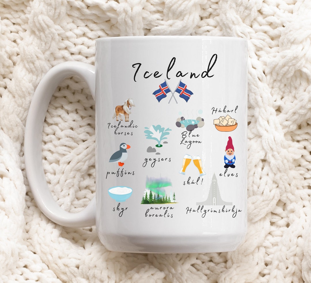 Iceland Mug, Iceland Gifts, Iceland Souvenir Mug, Iceland Gifts ...