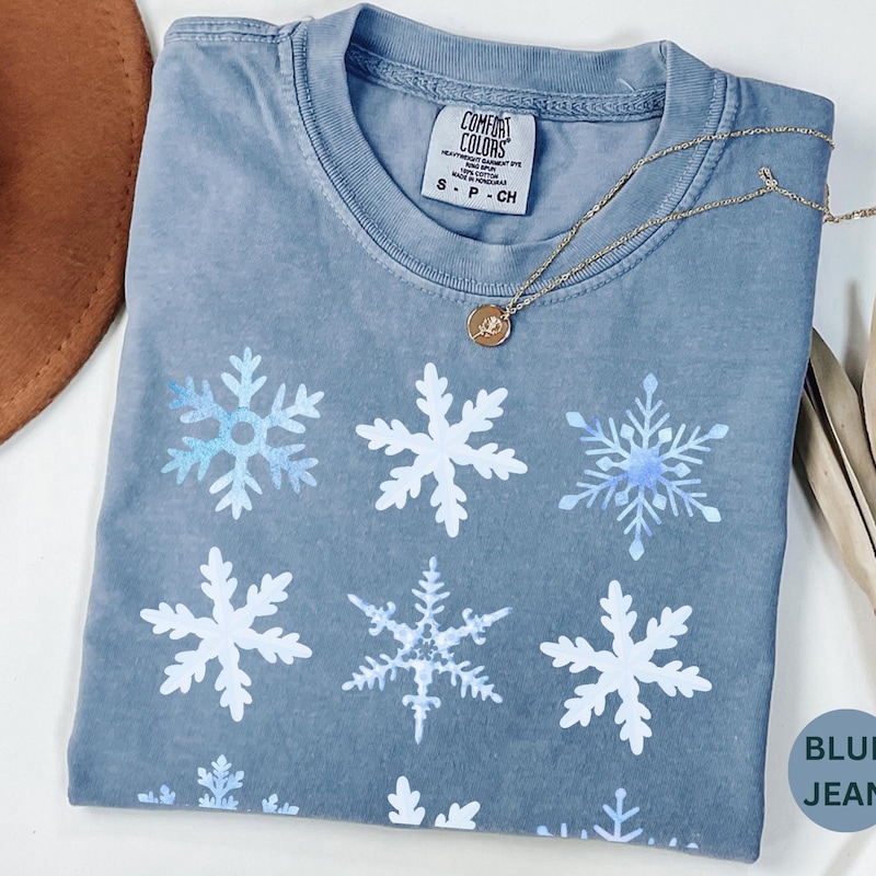 Snowflake Shirt - Etsy