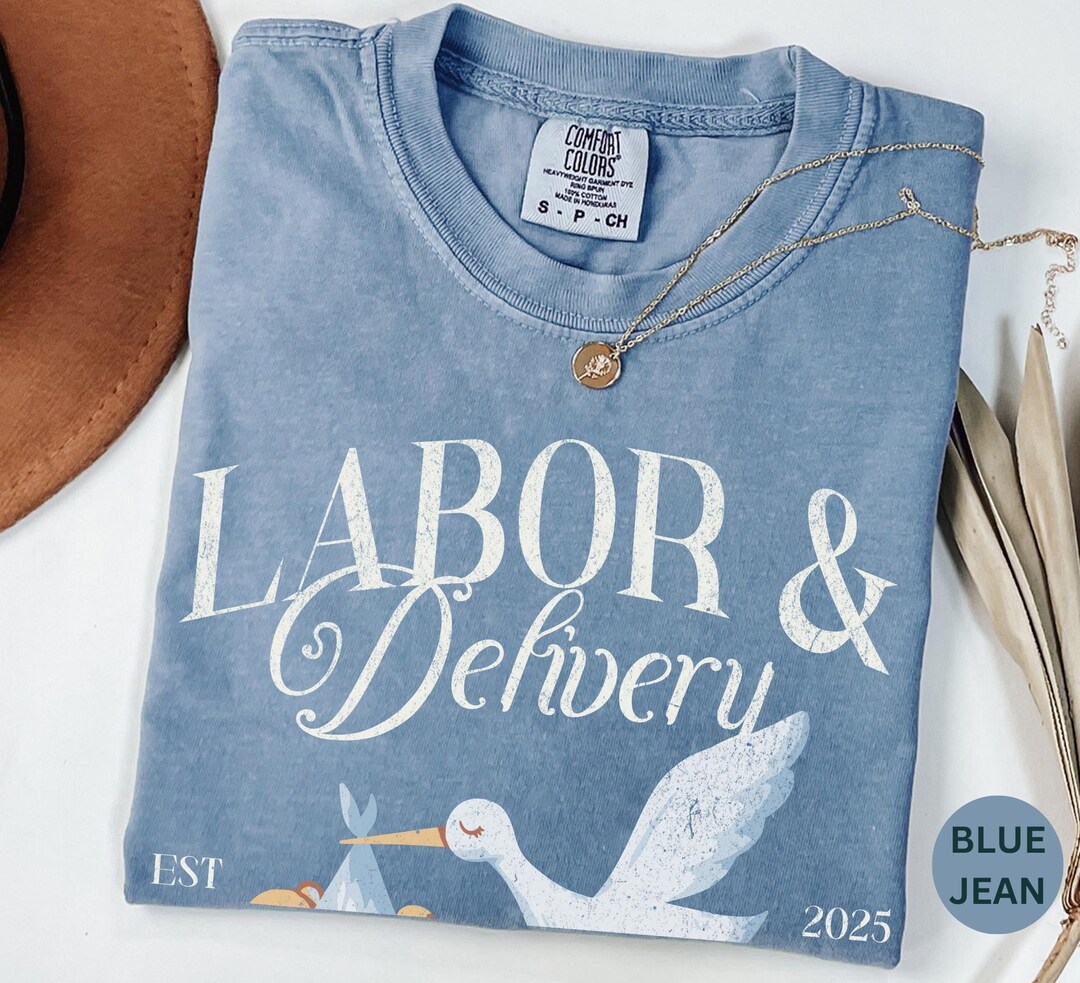 Labor & Delivery Social Club Shirt, Comfort Colors Labour and Delivery ...