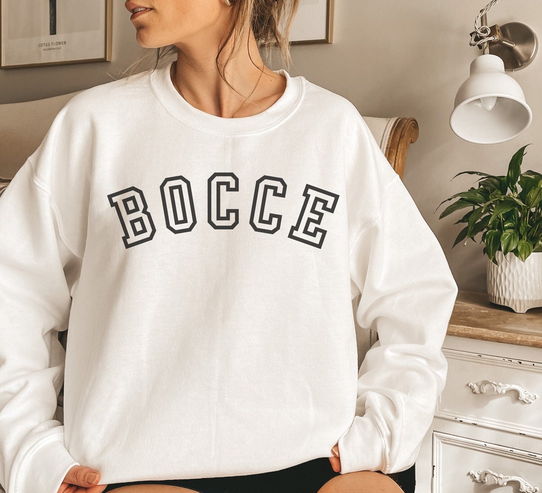 Unisex Bocce Sweatshirt | Varsity Bocce Shirt, Sweater, Gift for Bocce ...