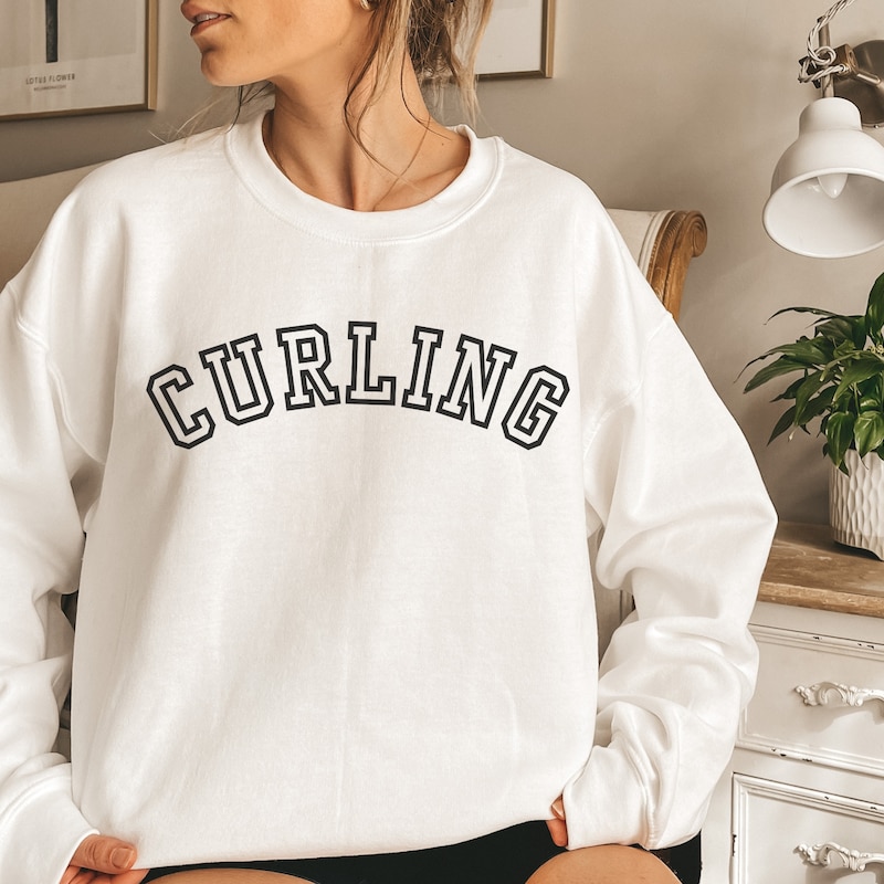 Curling Sweater - Etsy
