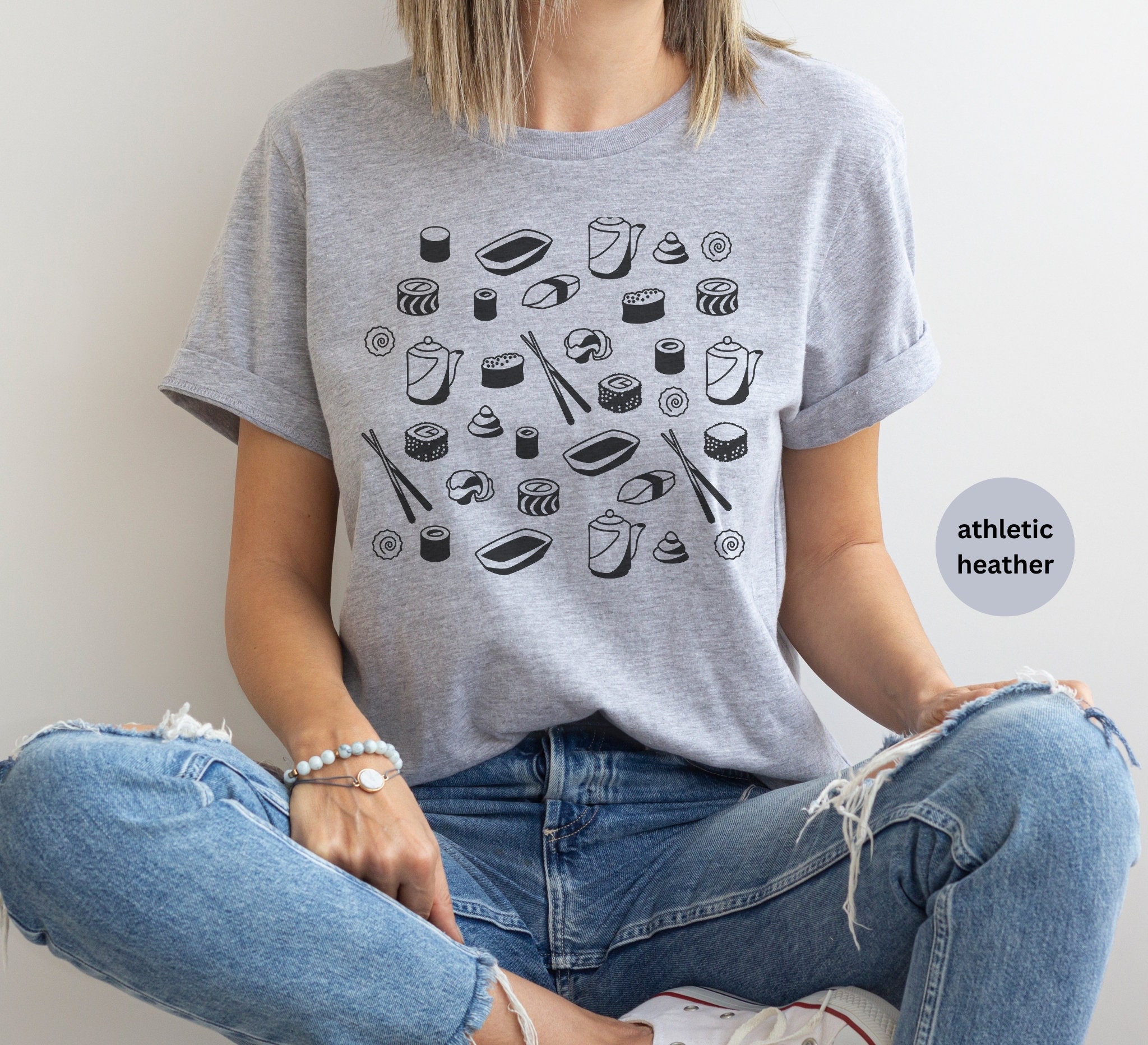 Unisex Sushi Shirt | Cute Sushi Tee, Sushi Gift for Sushi Lover, Weeb ...