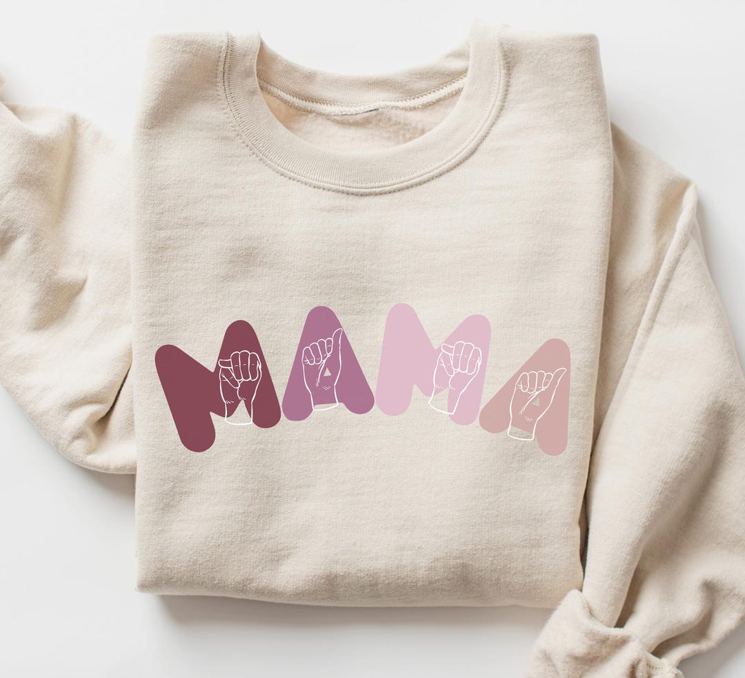 Mama ASL PNG File, Mother's Day PNG & Svg Files, American Sign Language ...