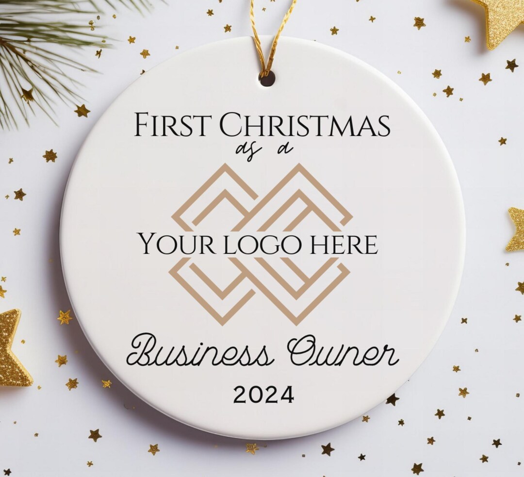 Personalized First Christmas Small Business Owner Ceramic Christmas ...