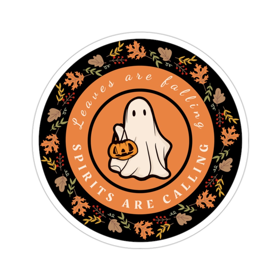 Cute Ghost Sticker, Ghost Stickers, Ghost Sticker, Halloween Trick or ...