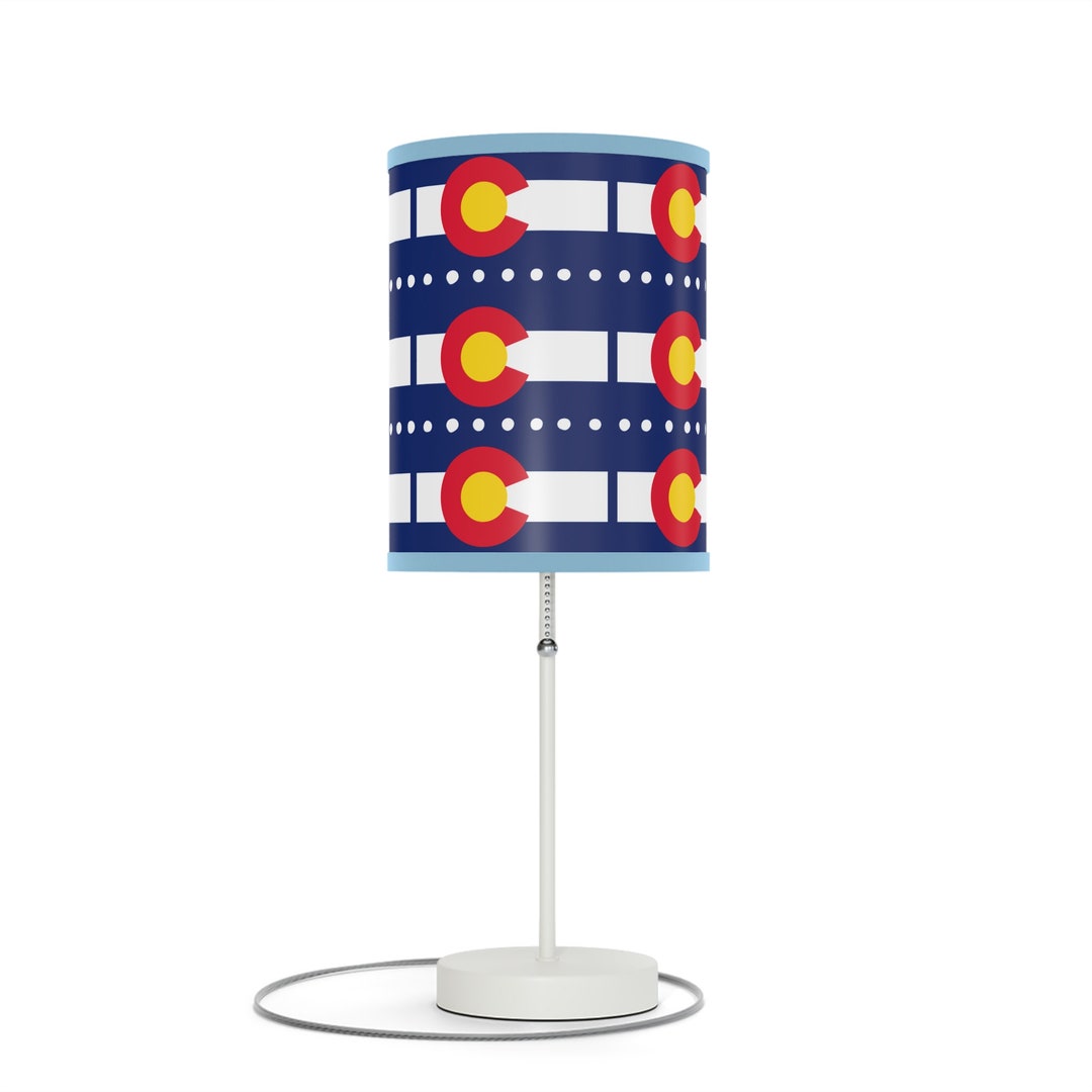 Colorado Flag Lamp Table Lamp Home Decor Desk Lamp - Etsy