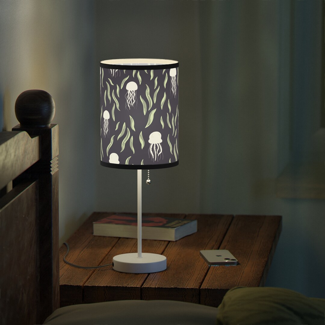Jellyfish Lamp Ocean Table Lamp Home Decor Nautical Decor - Etsy
