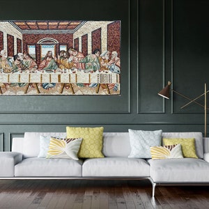 LAST SUPPER MOSAIC - Christian Mosaic Art - Religious Statement Art ...