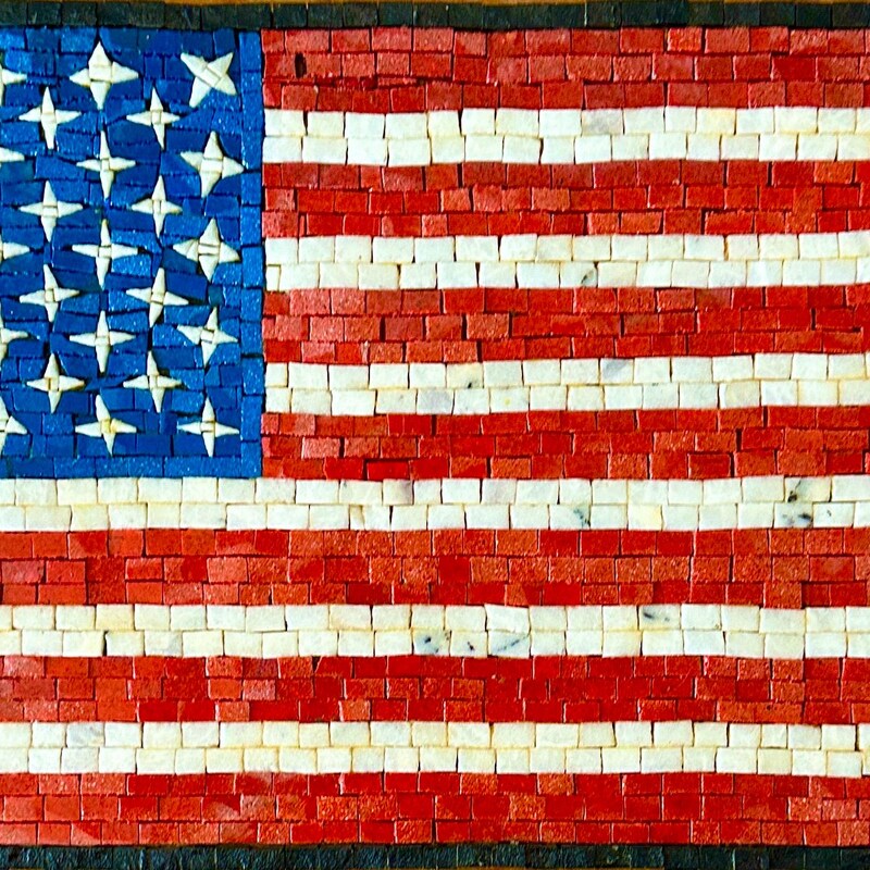 Mosaic American Flag - Etsy