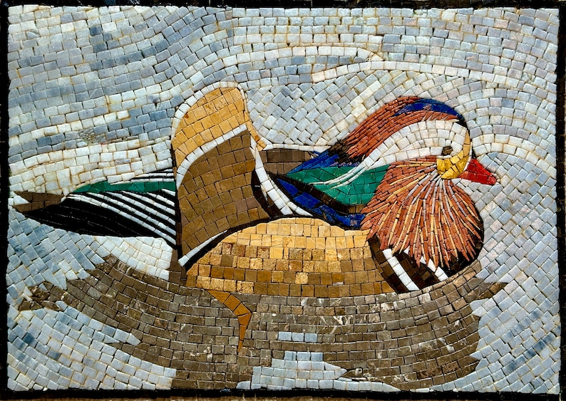 Mosaic Artpiece - Handcrafted Wall Art With Natural Stone & Marble ...