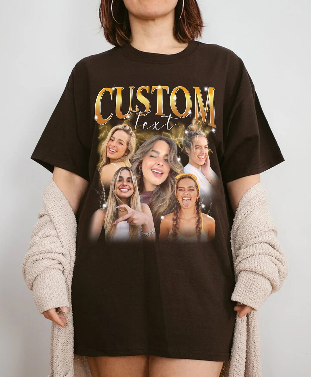 Custom Girl Friend T-shirt, Shirt With Girlfriend Face, Custom Photo ...